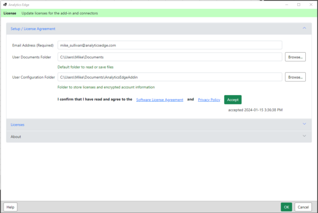 * Licenses | Analytics Edge Help