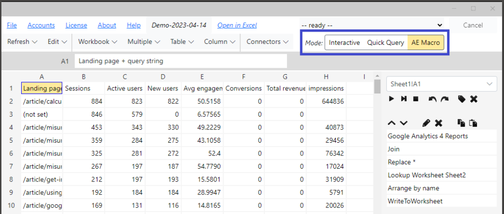 * Desktop App Orientation | Analytics Edge Help