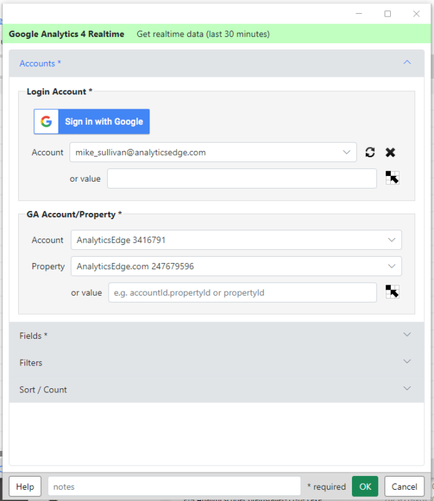 GA4 Realtime Report | Analytics Edge Help
