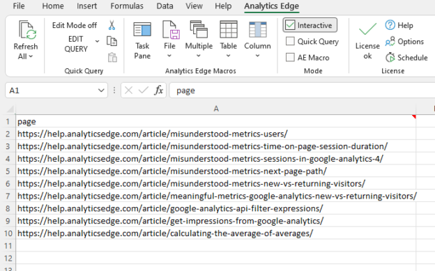 Using Interactive Range Names | Analytics Edge Help